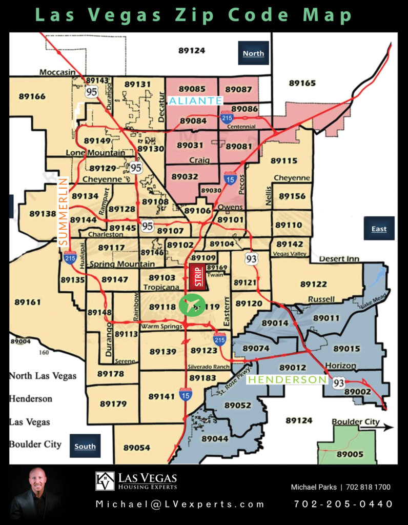 Detailed Las Vegas Zip Code Map Las Vegas Nevada State Usa Maps Vrogue